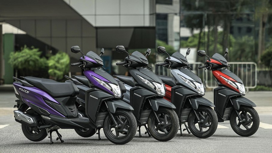Scooter Honda Elite 2027 tem novas cores
