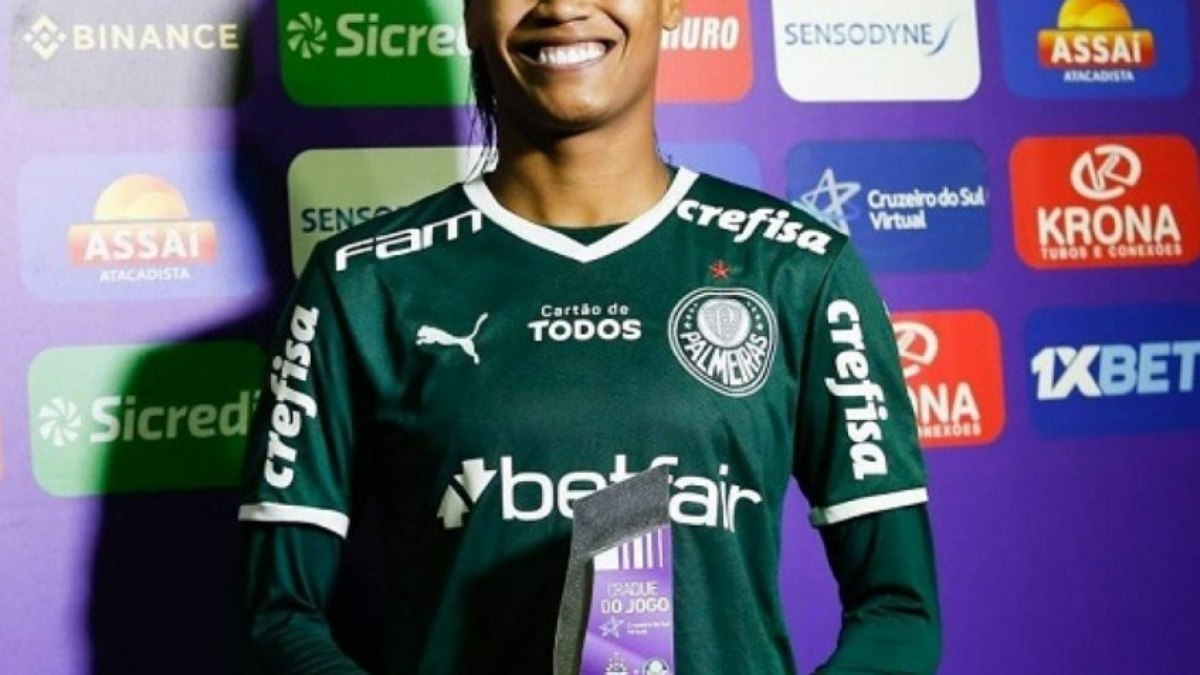 Ary Borges é eleita craque do jogo em goleada do Palmeiras e diz ...