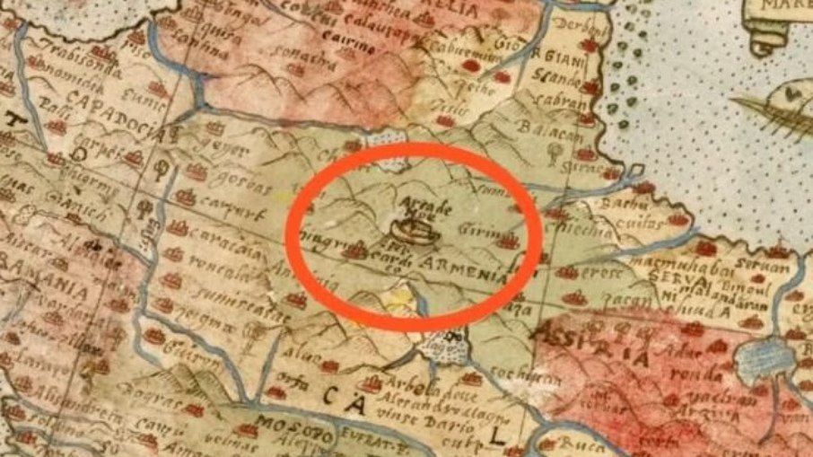 Mapa esquecido por 439 anos pode revelar onde está a Arca de Noé