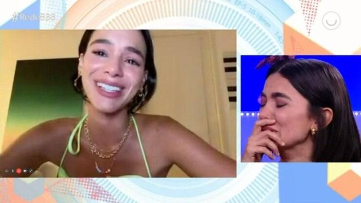 BBB: chorando, Marquezine diz a Manu que Thelma mereceu o prêmio - BBB ...