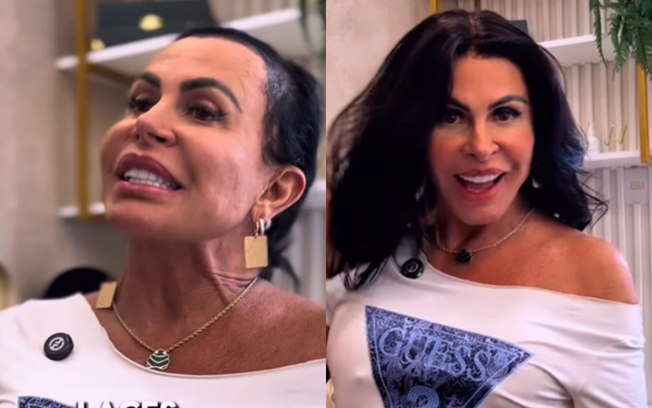 Diagnosticada com alopecia, Gretchen renova o visual - Tá na rede!