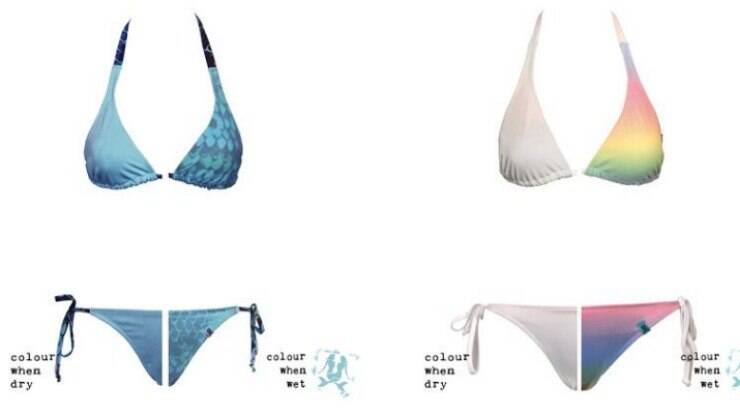 Biquíni que muda de cor? Peça se transforma em contato com água - Moda - iG