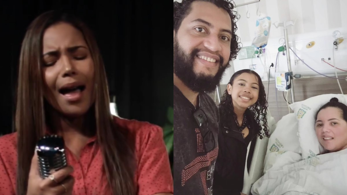 Marido de Amanda Wanessa posta fotos da cantora no hospital - Acontece CG
