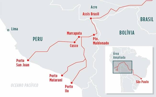 Na nova estrada Brasil-Pacífico, o progresso é via de mão dupla ...